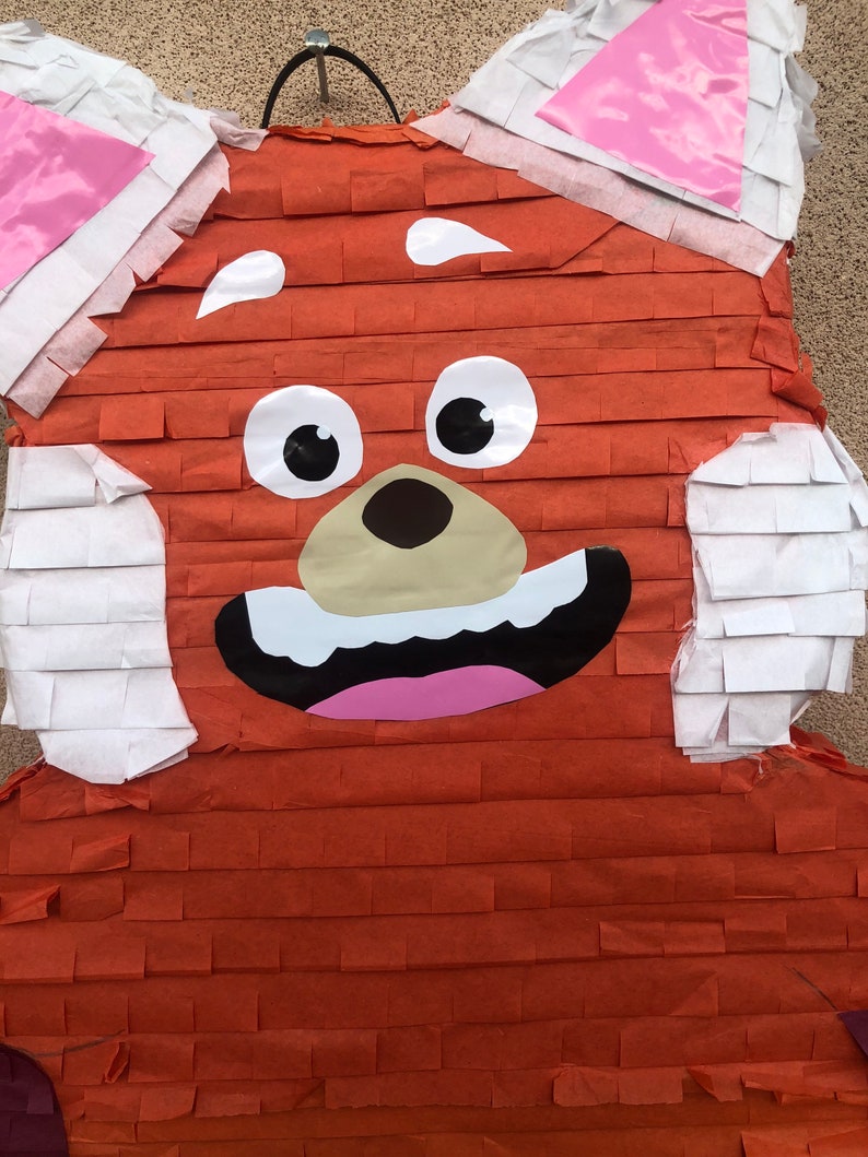 Turning Red Piñata Red Panda Birthday Pinata - Etsy