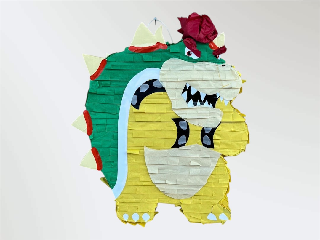 Bowser Piñata- Mario Birthday Pinata - Etsy
