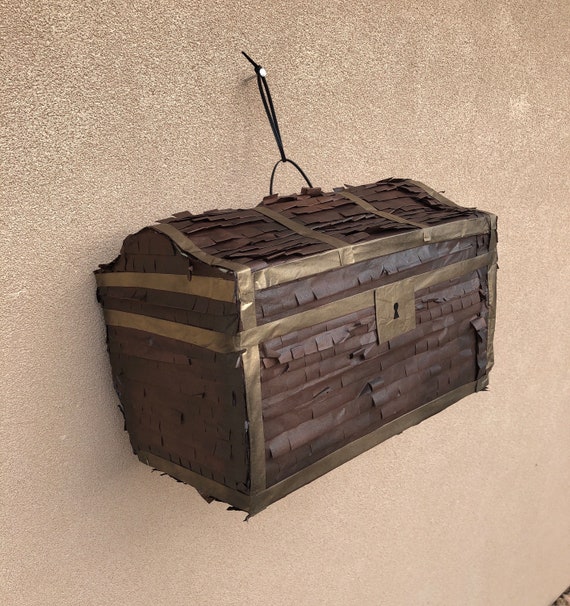 Treasure Chest Piñata Pirate Mermaid Birthday Pinata - Etsy