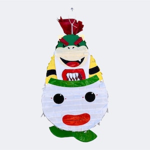 Bowser Junior Piñata- Mario Birthday Pinata - Etsy