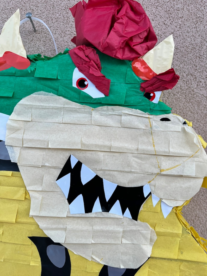 Bowser Piñata Mario Birthday Pinata - Etsy