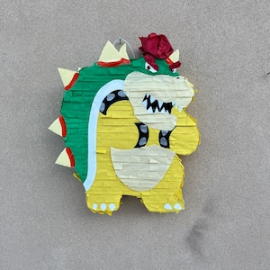 Bowser Piñata- Mario Birthday Pinata - Etsy