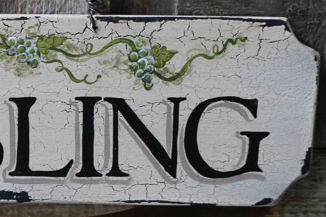 Wine Bar Rustic Wine Sign Vintage Wine Decor Wood Wine Wall - Etsy