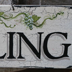 Wine Bar Rustic Wine Sign Vintage Wine Decor Wood Wine Wall Decor ...