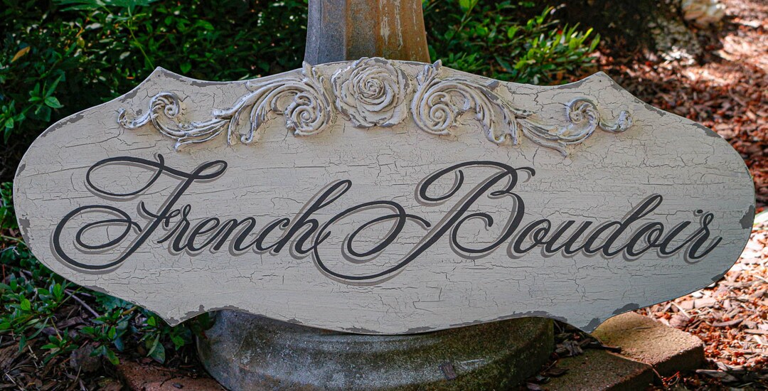 French Country Cottage-shabby Chic Wood Sign-country Chic Sign-country ...