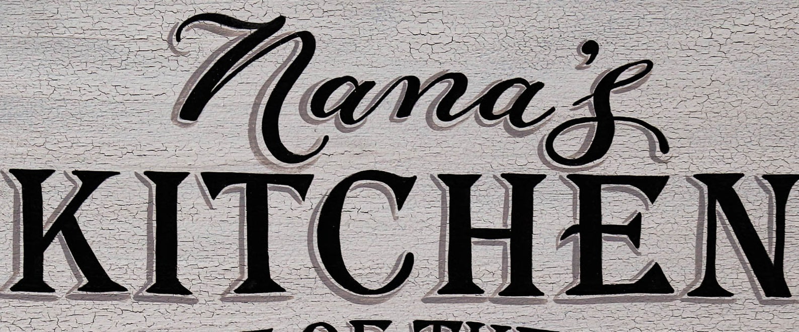 Nana's Kitchen Sign-nana's Kitchen Wood Sign-country - Etsy