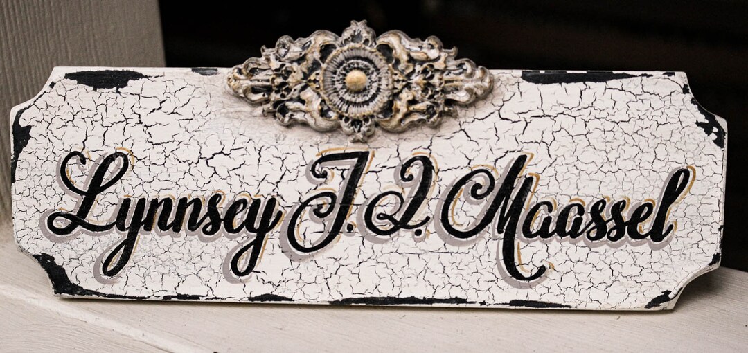 Name for Office Office Plaque-custom Name Plate-custom Name - Etsy