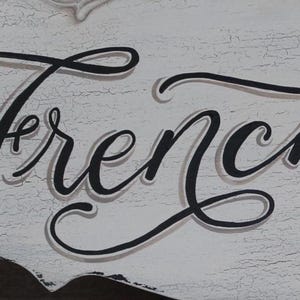 French Country Sign-shabby Chic Wood-country Chic Sign-cottage French ...