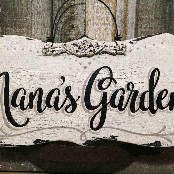 Flower Garden Sign - Etsy