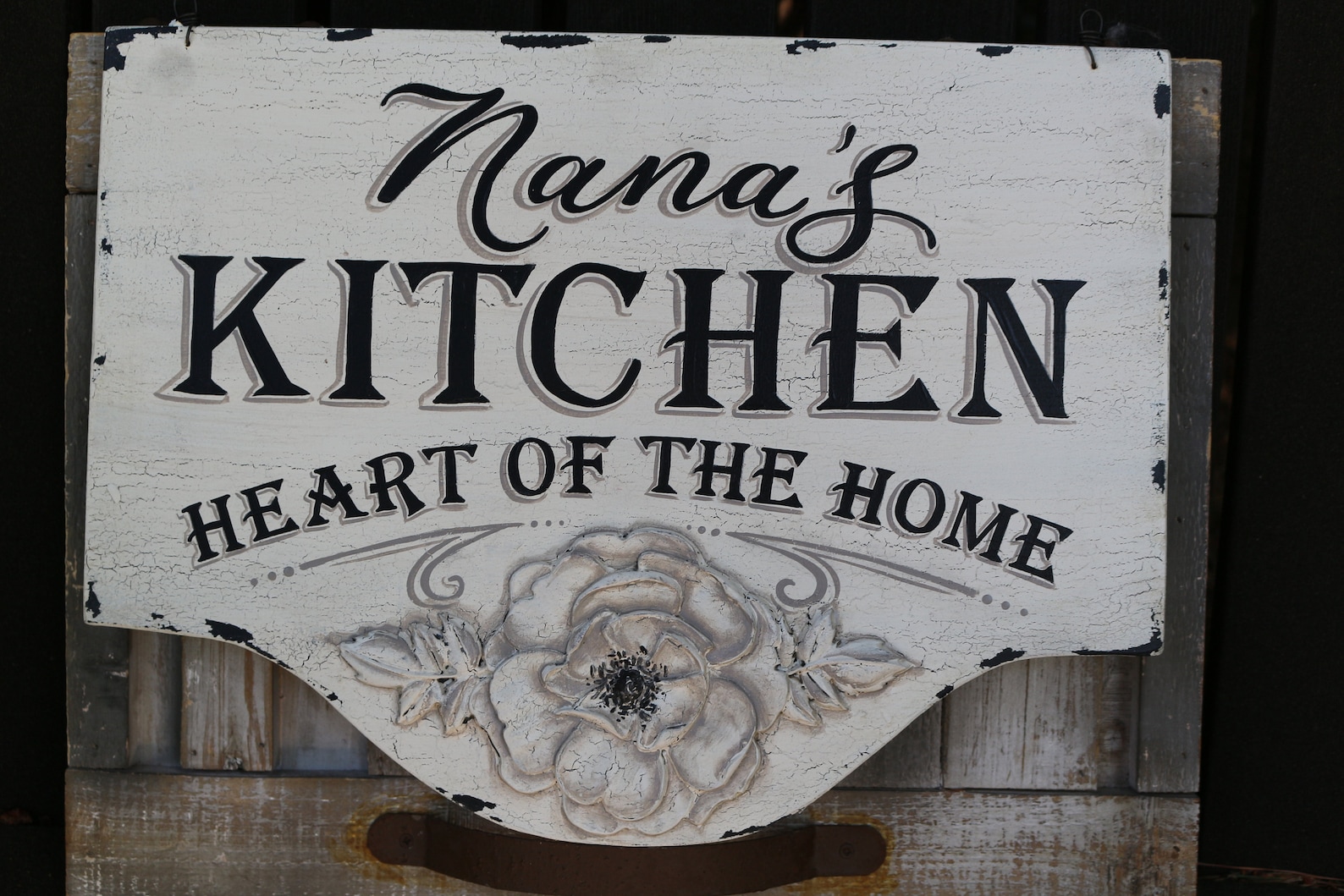 Nana's Kitchen Sign-nana's Kitchen Wood Sign-country - Etsy