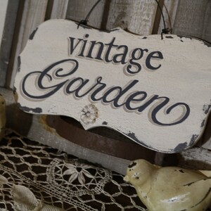 Garden Sign-personalized Garden Sign-flower Garden Sign-rustic Garden ...