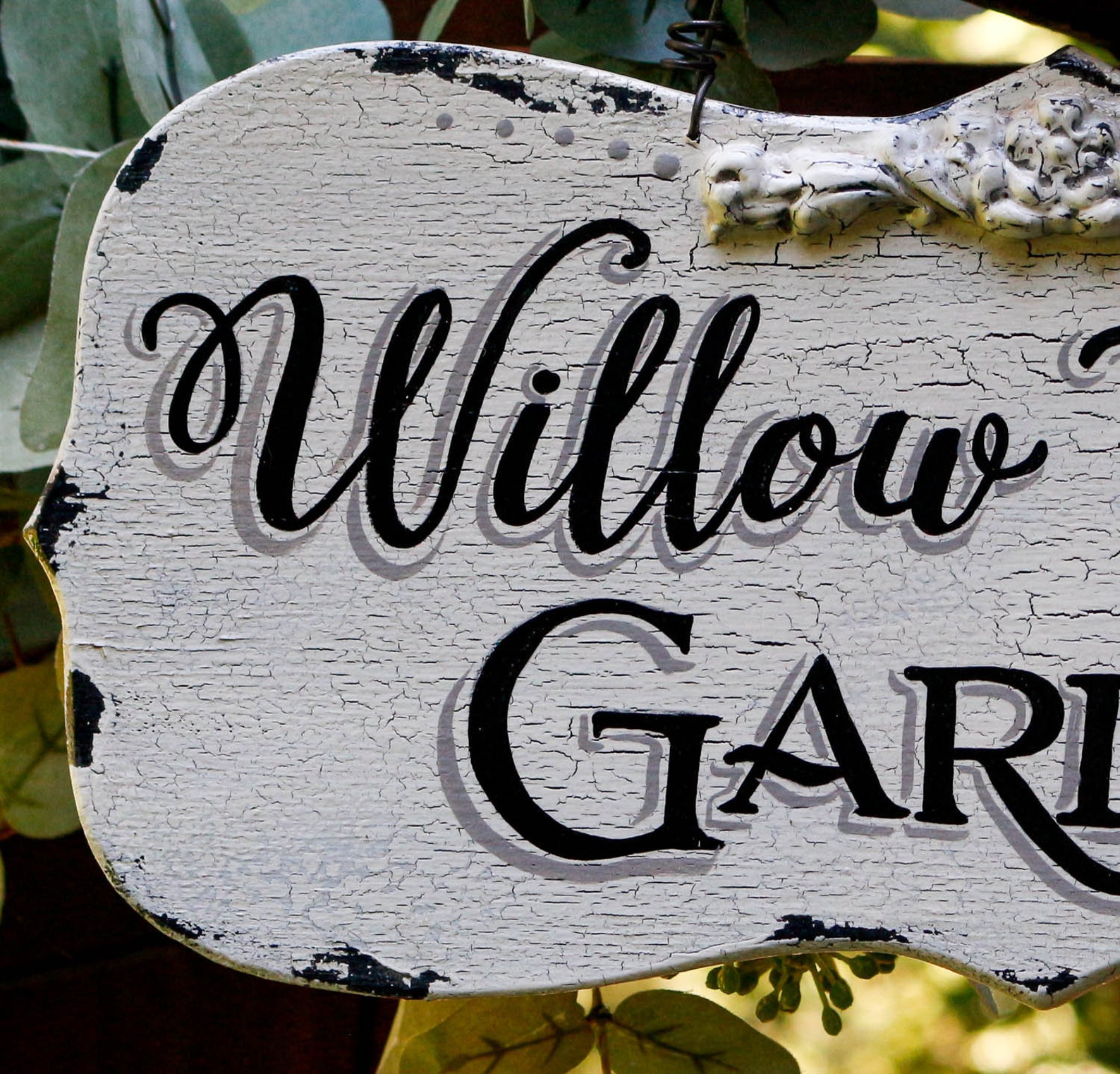 Garden Sign-personalized Garden Sign-flower Garden Sign-rustic - Etsy