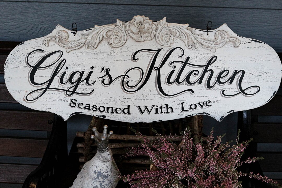 Kitchen Sign-personalized Kitchen Sign-kitchen Decor-rustic Kitchen ...