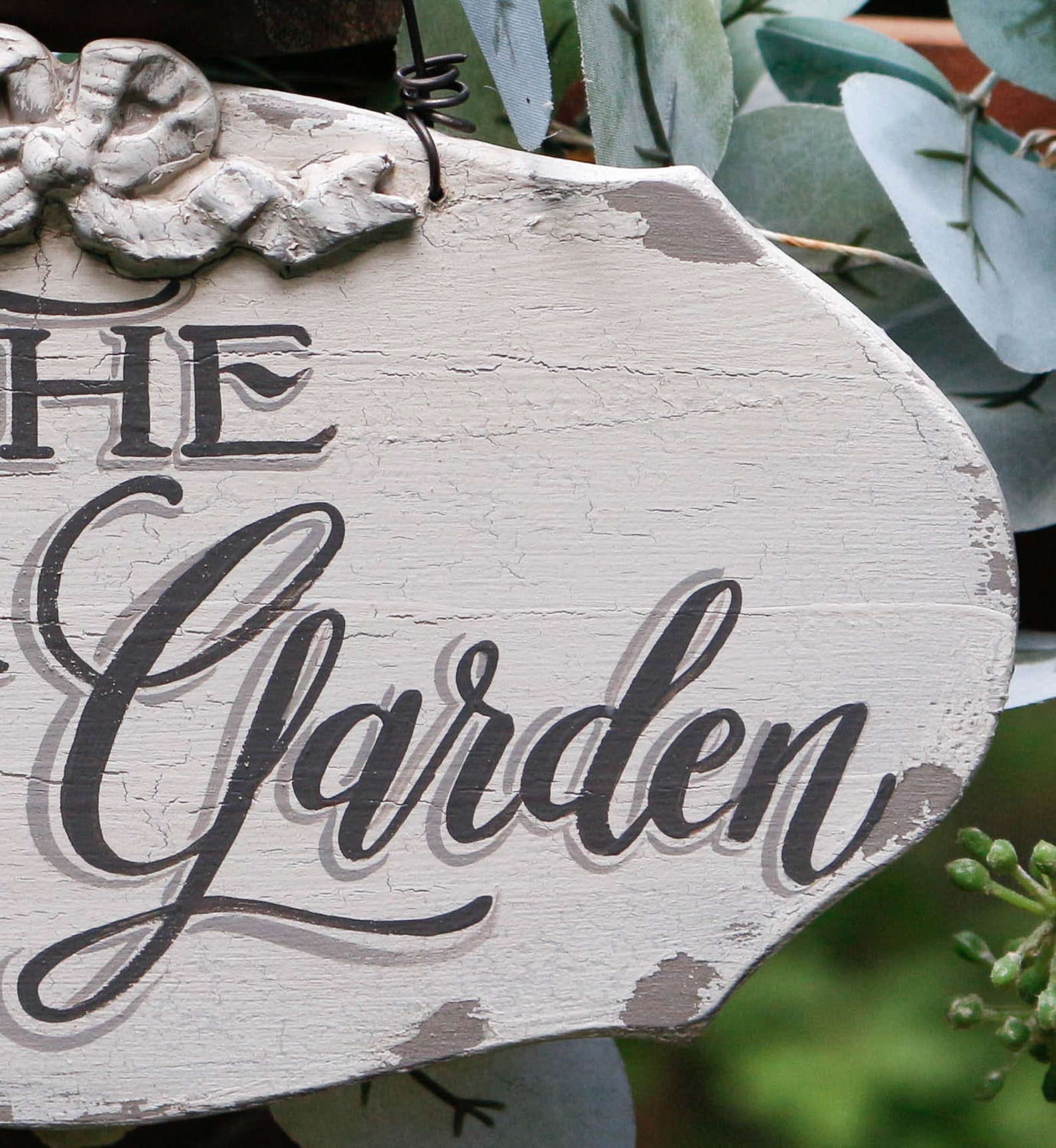 Garden Sign-personalized Garden Sign-secret Garden Sign-rustic - Etsy