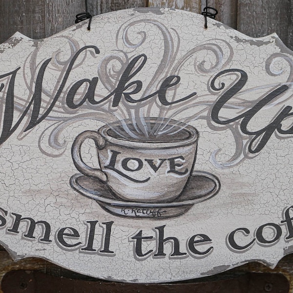 Wood Coffee Sign - Etsy