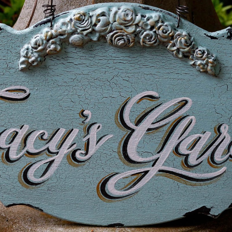 Custom Garden Sign - Etsy
