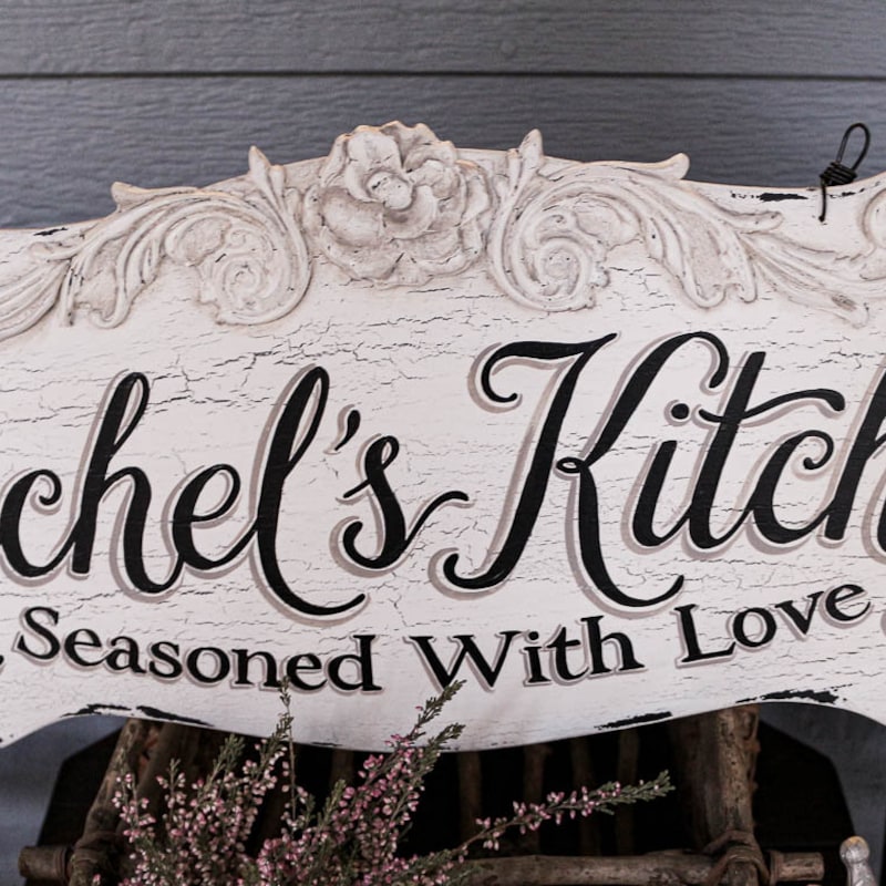 Rustic Kitchen Sign - Etsy