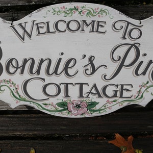 Garden Sign-personalized Garden Sign- Flower Garden Sign-rustic Garden ...