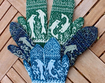 Fair Isle Mittens - Etsy