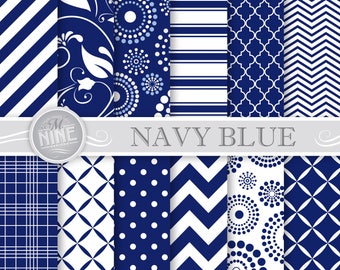 Navy patterns | Etsy