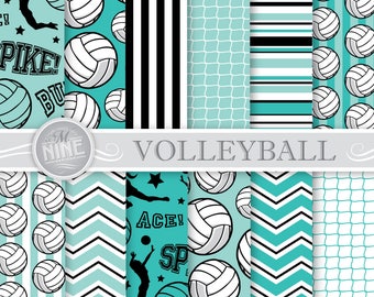 BASKETBALL Digital Paper / Basketball Party Printables / 8 1/2 | Etsy