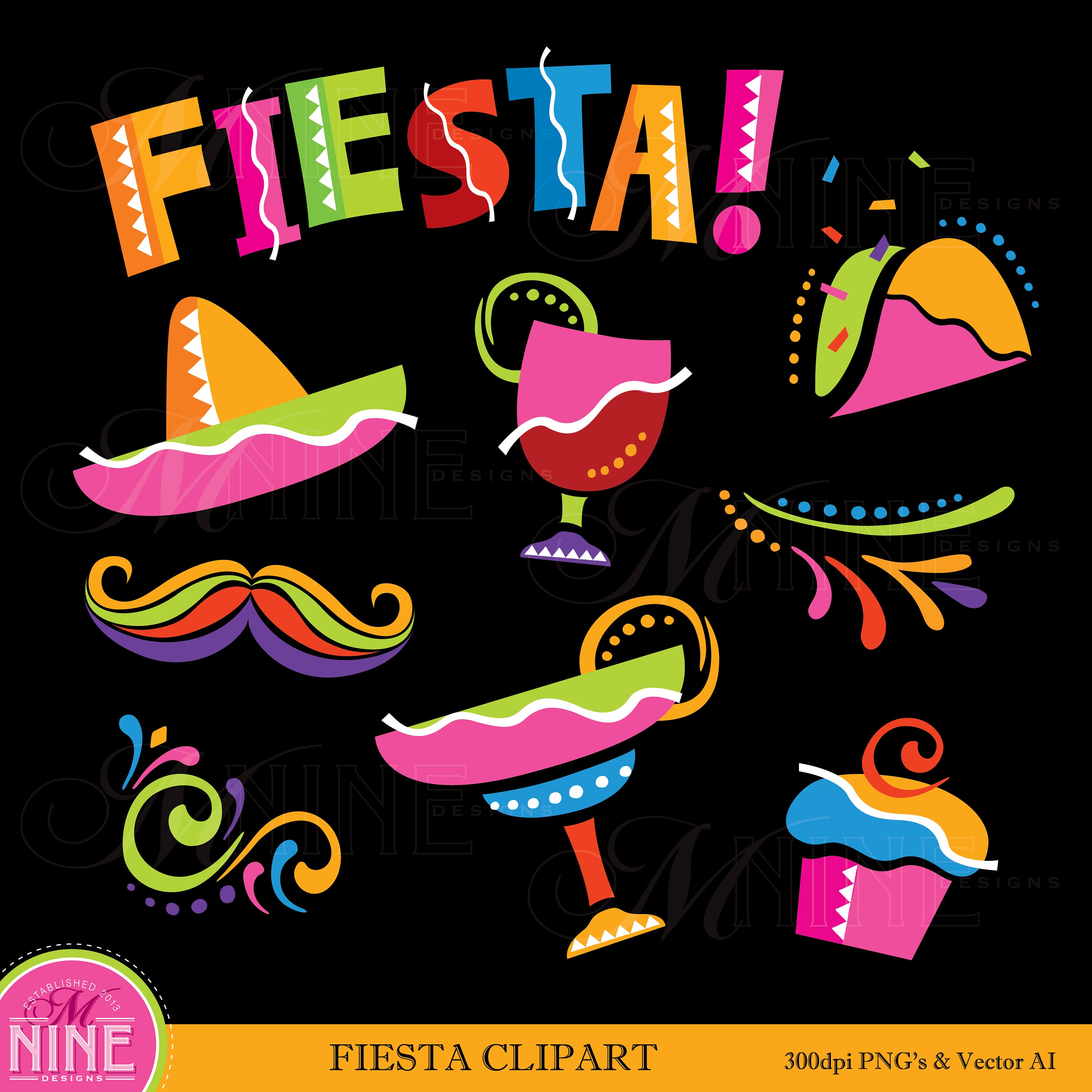 Fiesta Party Clip Art