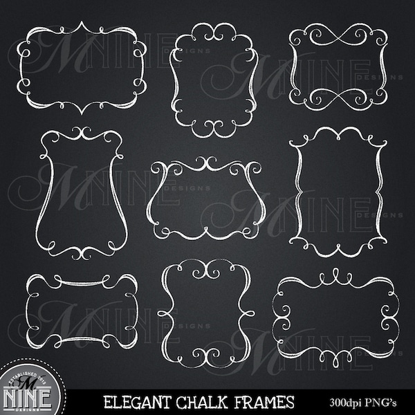 Chalk Frames - Etsy