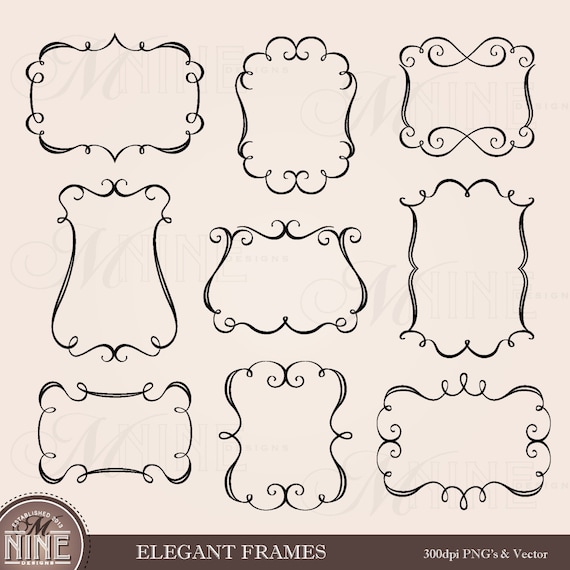 Elegant Frames And Borders