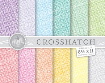 PASTEL CROSSHATCH Pattern Digital Paper Pack Pattern Prints - Etsy