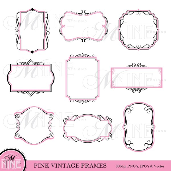 Pink Black - Etsy