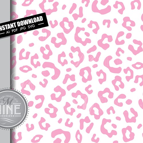 Pink Leopard Spots Pattern Seamless Repeatable Leopard Spots - Etsy