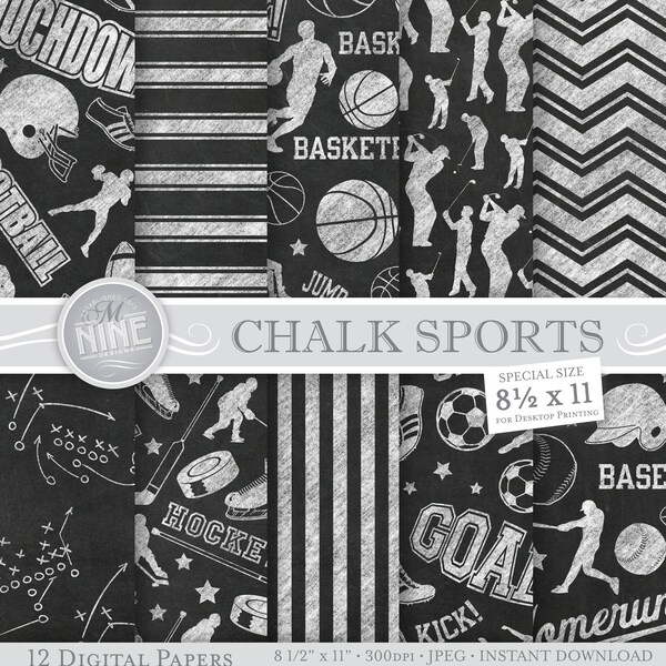 Sports Pattern - Etsy