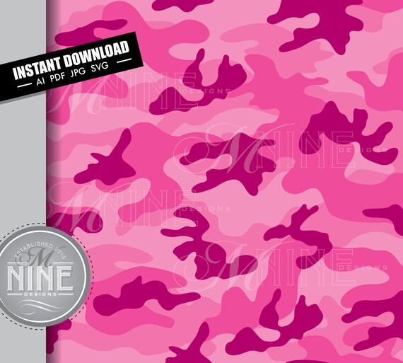 Pink Camouflage Vector
