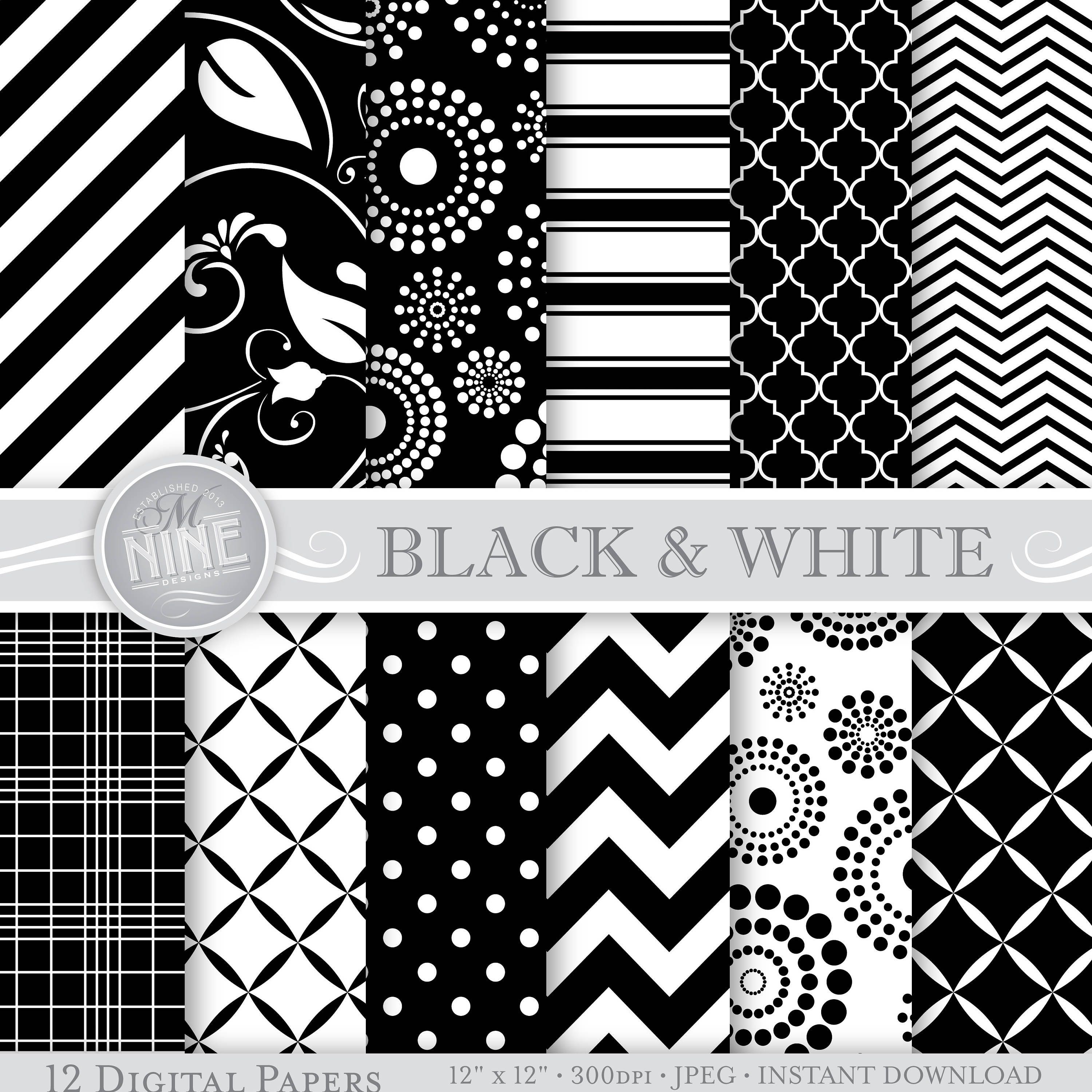 Black And White Patterns To Print