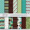 HOT AIR BALLOONS Digital Paper Printables Digital Downloads Balloon ...