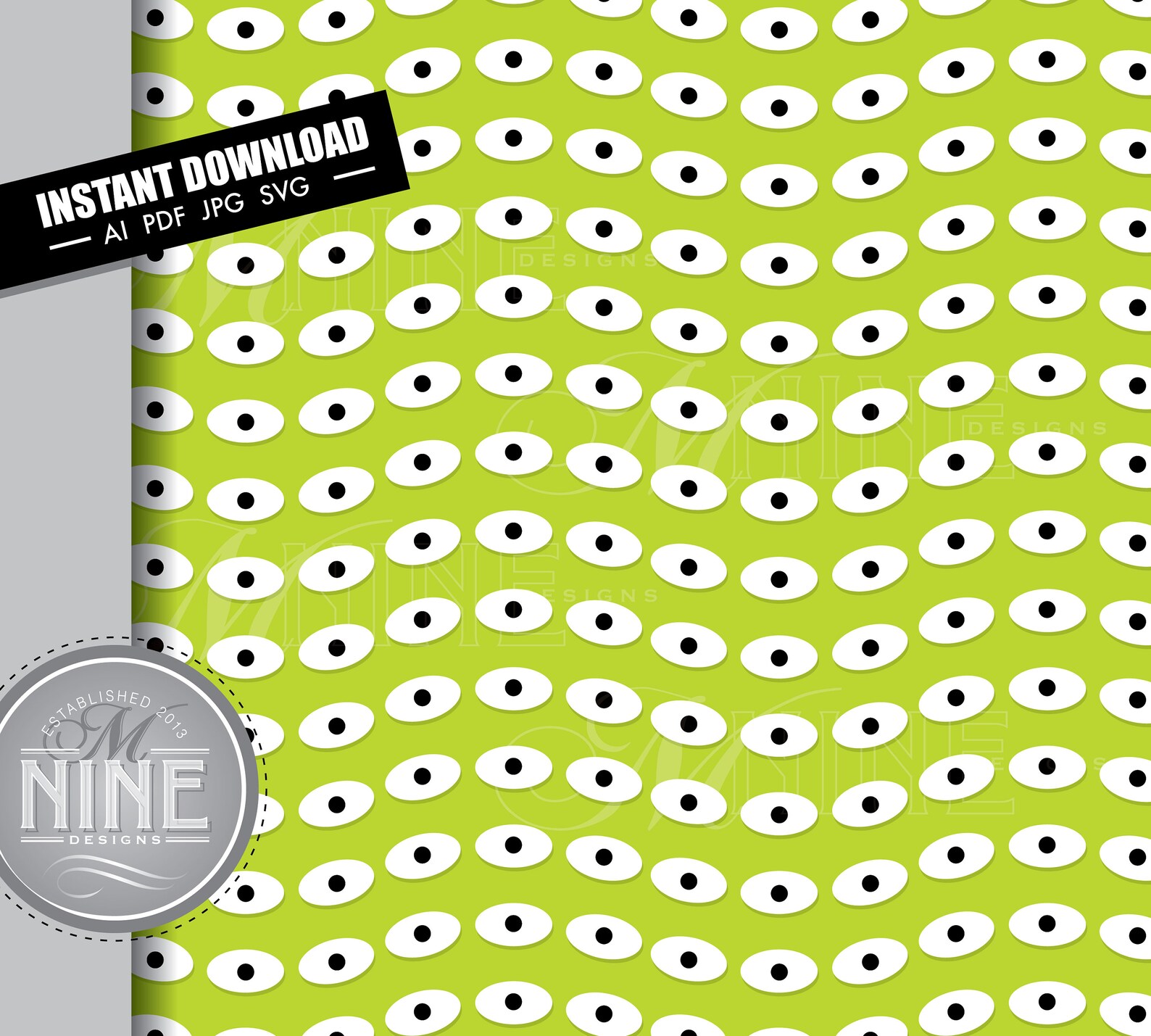Alien Eyes Pattern Alien Eyes Digital Paper Svg Pdf Jpg - Etsy