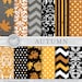 Autumn Digital Paper: GOLDEN AUTUMN Printable Pattern Prints, Autumn ...