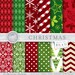 CHRISTMAS Digital Paper / Christmas Patterns / 8 1/2 X 11 - Etsy