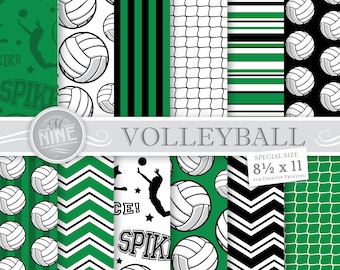 Locker Decoration Volleyball Printable Sports School Team PDF - Etsy