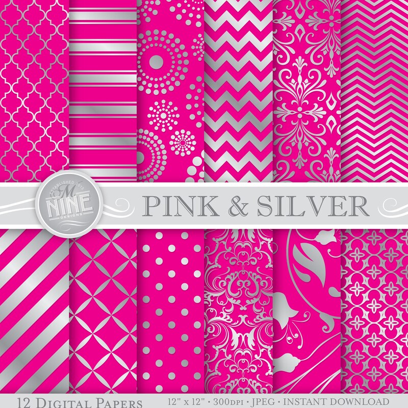 Pink Scrapbook Paper - Etsy