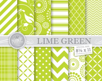 Lime Green Scrapbook | Etsy