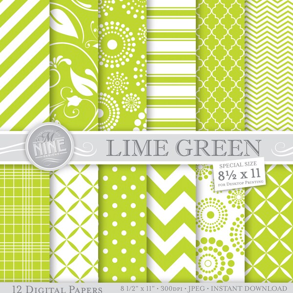 Lime Green Wallpaper - Etsy