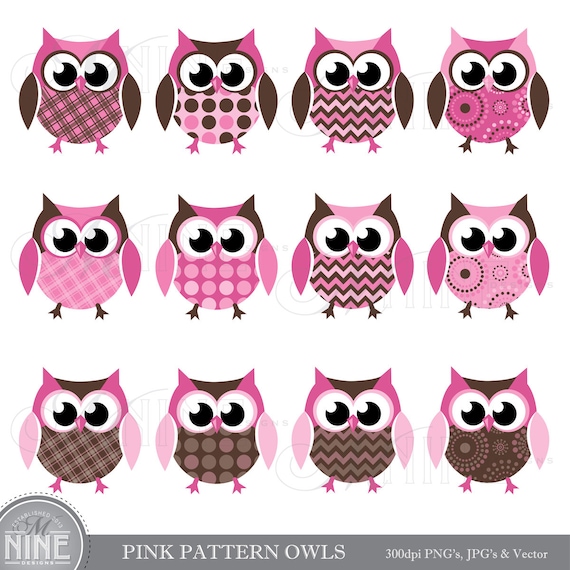 Pink And Brown Owl