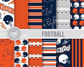 Seamless Patterns Football - Etsy
