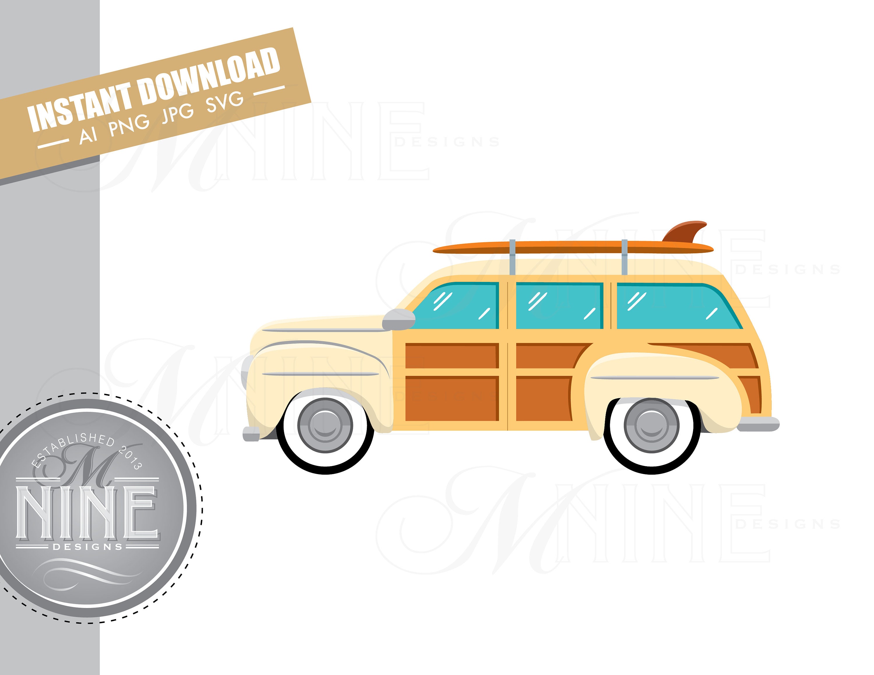 Woody Car Vector