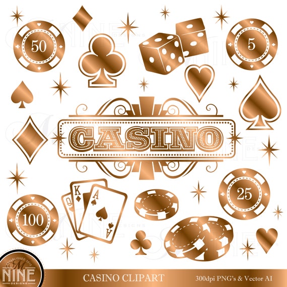 Casino Party Clip Art