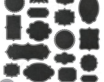 Free Chalkboard Label Clipart