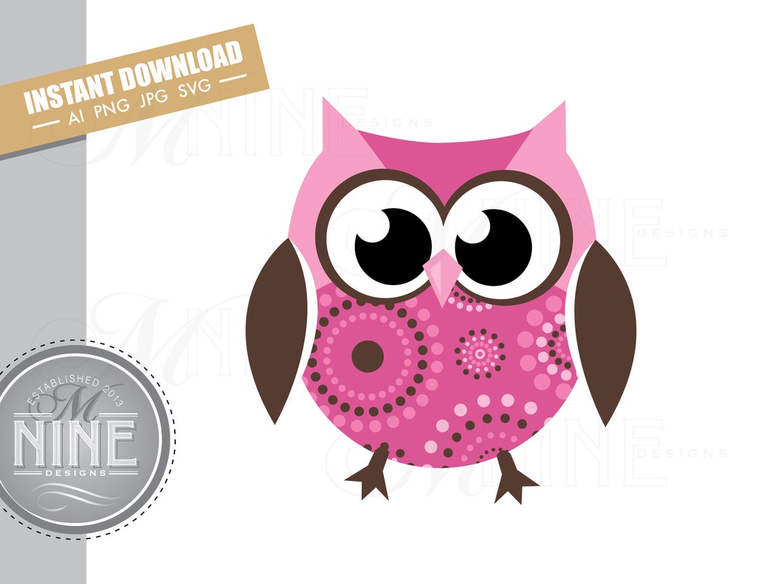 Pink Owl Png