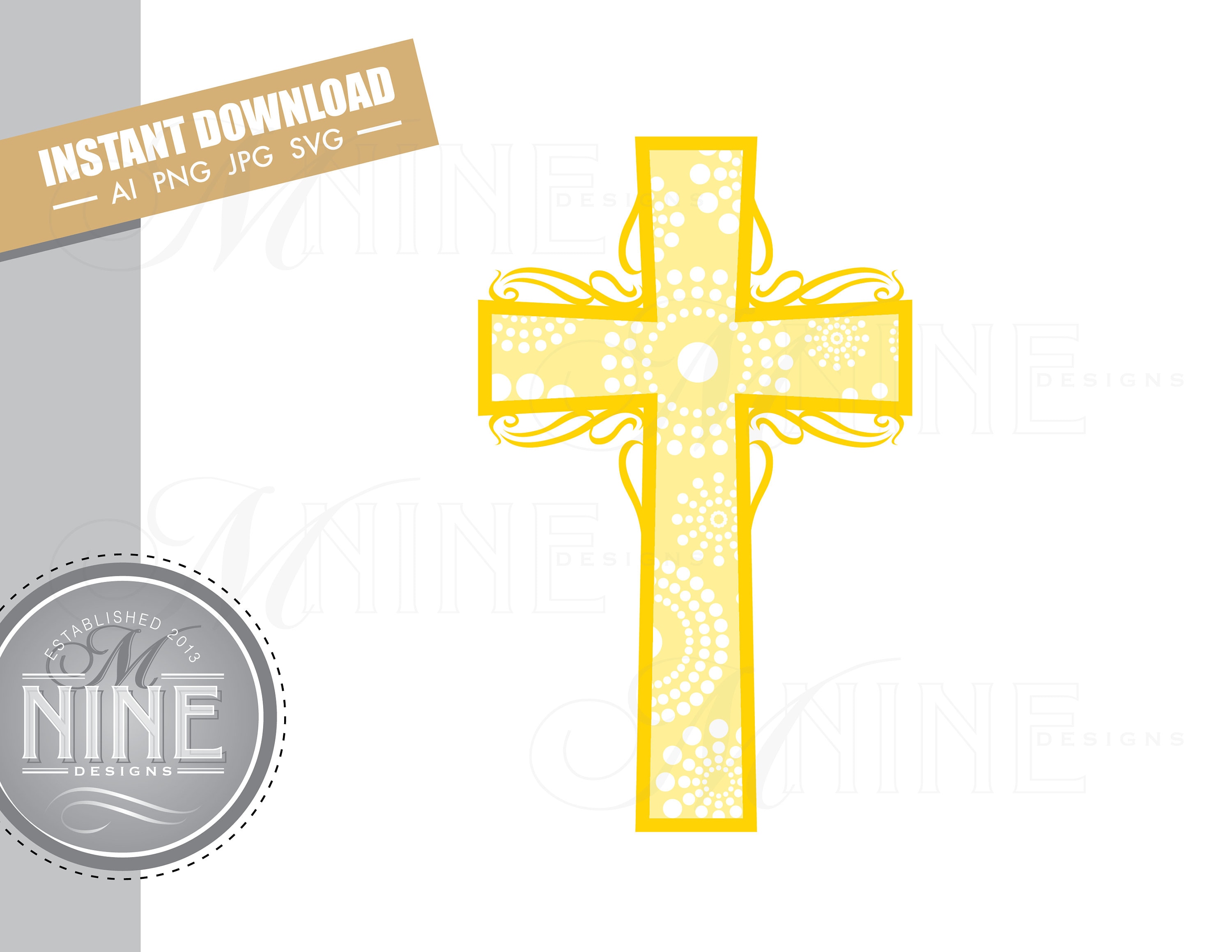 Confirmation Cross Clip Art