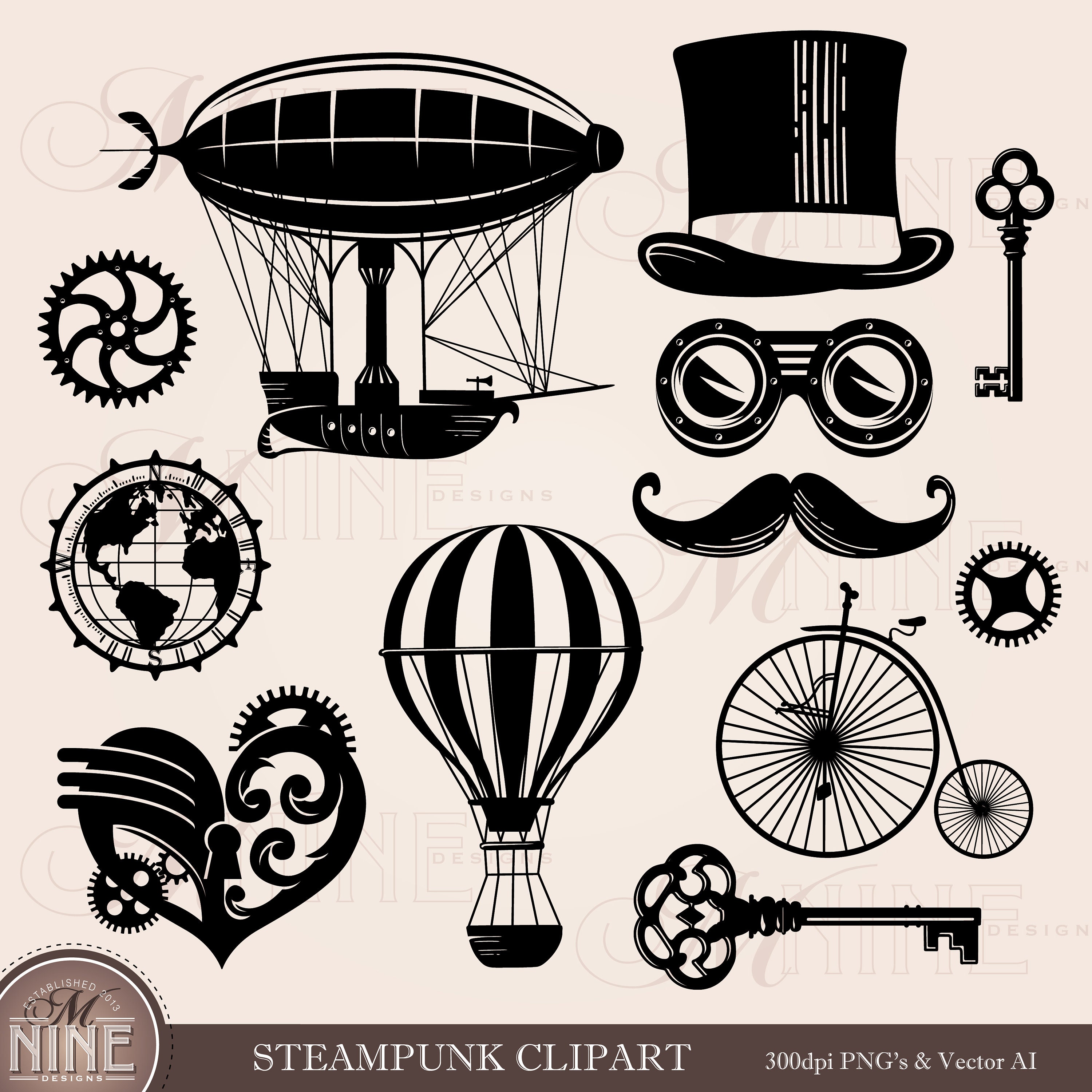 Steampunk Clipart
